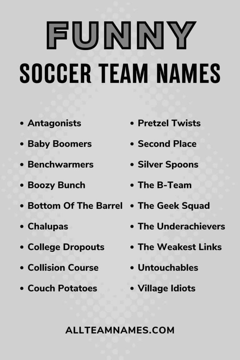 Fun Team Names: Hilarious & Creative Ideas to Stand Out - Elite Biography